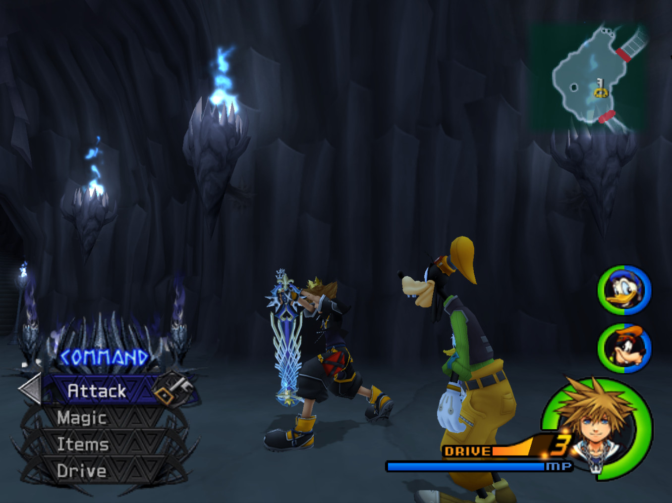 Classic command menu & block animation Mod for Kingdom Hearts II ...