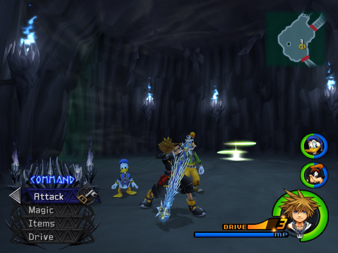 Classic command menu & block animation Mod for Kingdom Hearts II ...