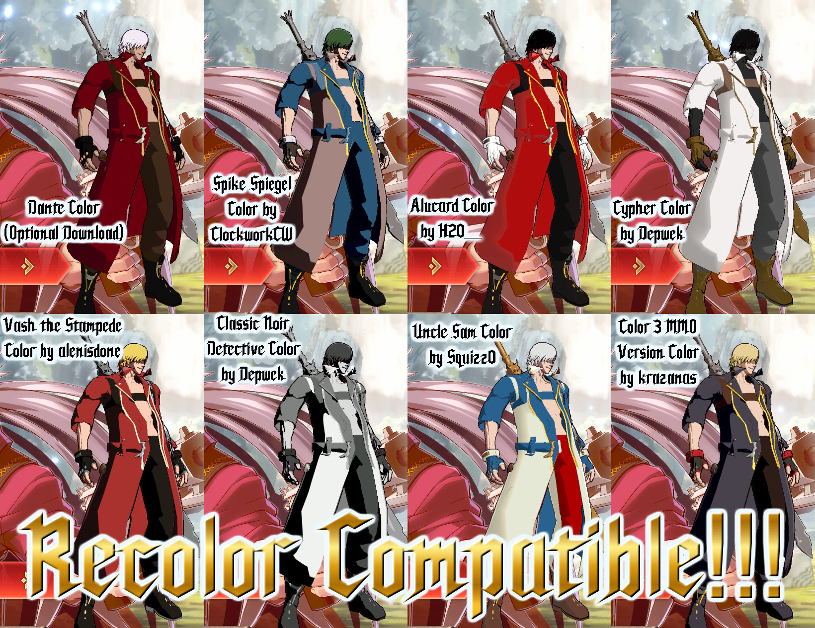 DMC3 Dante Mod for DNF Duel | DNF Mods