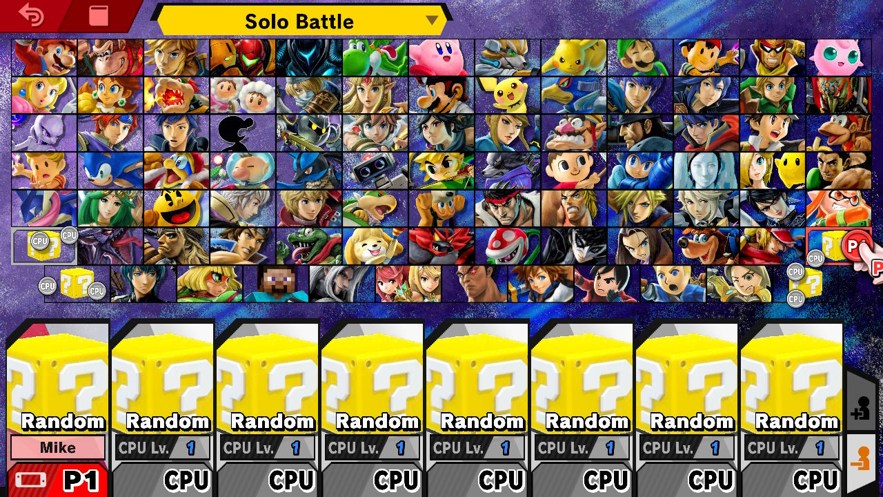 Super Mario ? Block Random UI Mod for Super Smash Bros. Ultimate | SSBU ...