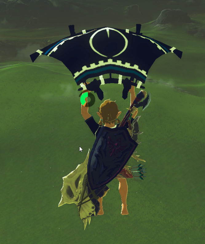 Team Hitless Paraglider [The Legend of Zelda: Breath of the Wild (WiiU ...