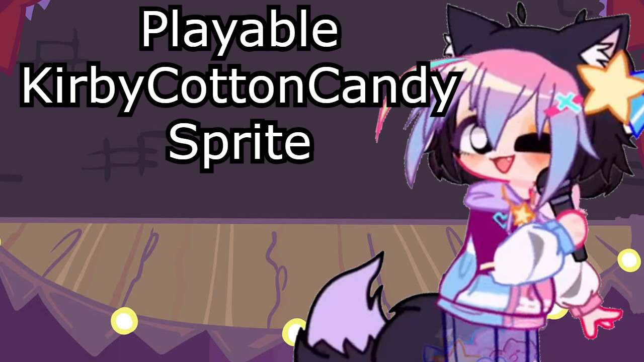 Playable KirbyCottonCandy Sprite Mod for Friday Night Funkin' | FNF Mods
