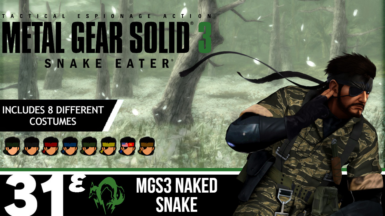 MGS3 Naked Snake Mod for Super Smash Bros. Ultimate | SSBU Mods