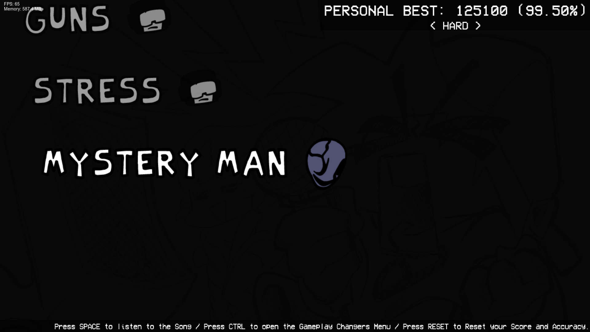 Vs. Gaster (Mystery Man) Mod for Friday Night Funkin' | FNF Mods