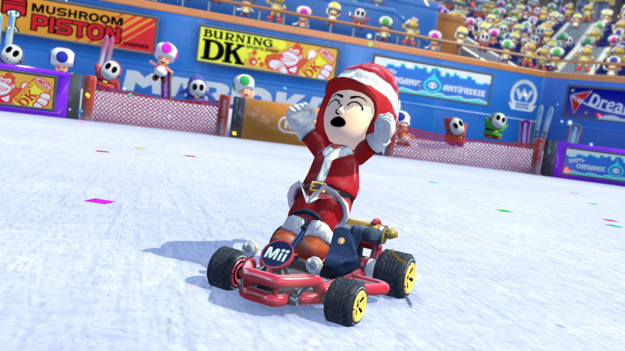 Actual Santa Mii Racing Suit [Mario Kart 8] [Mods]