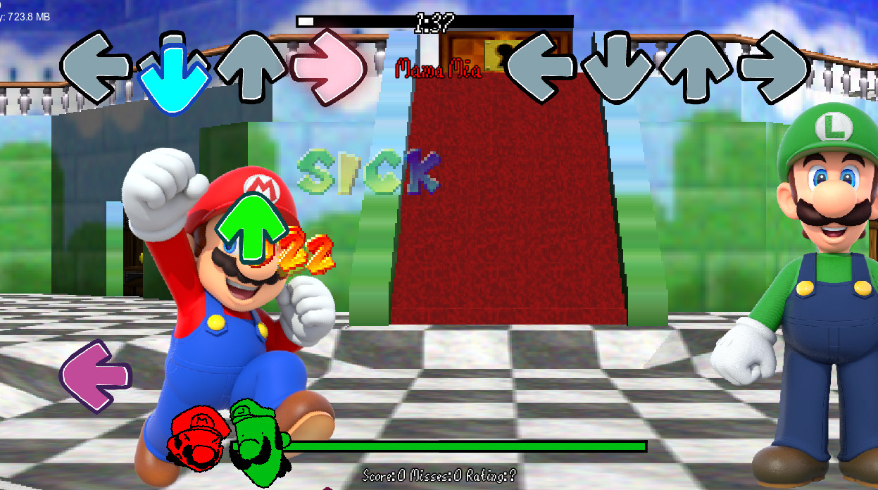 Get A Life But Playable!!! (Abuse Mario Mix) Mod for Friday Night ...