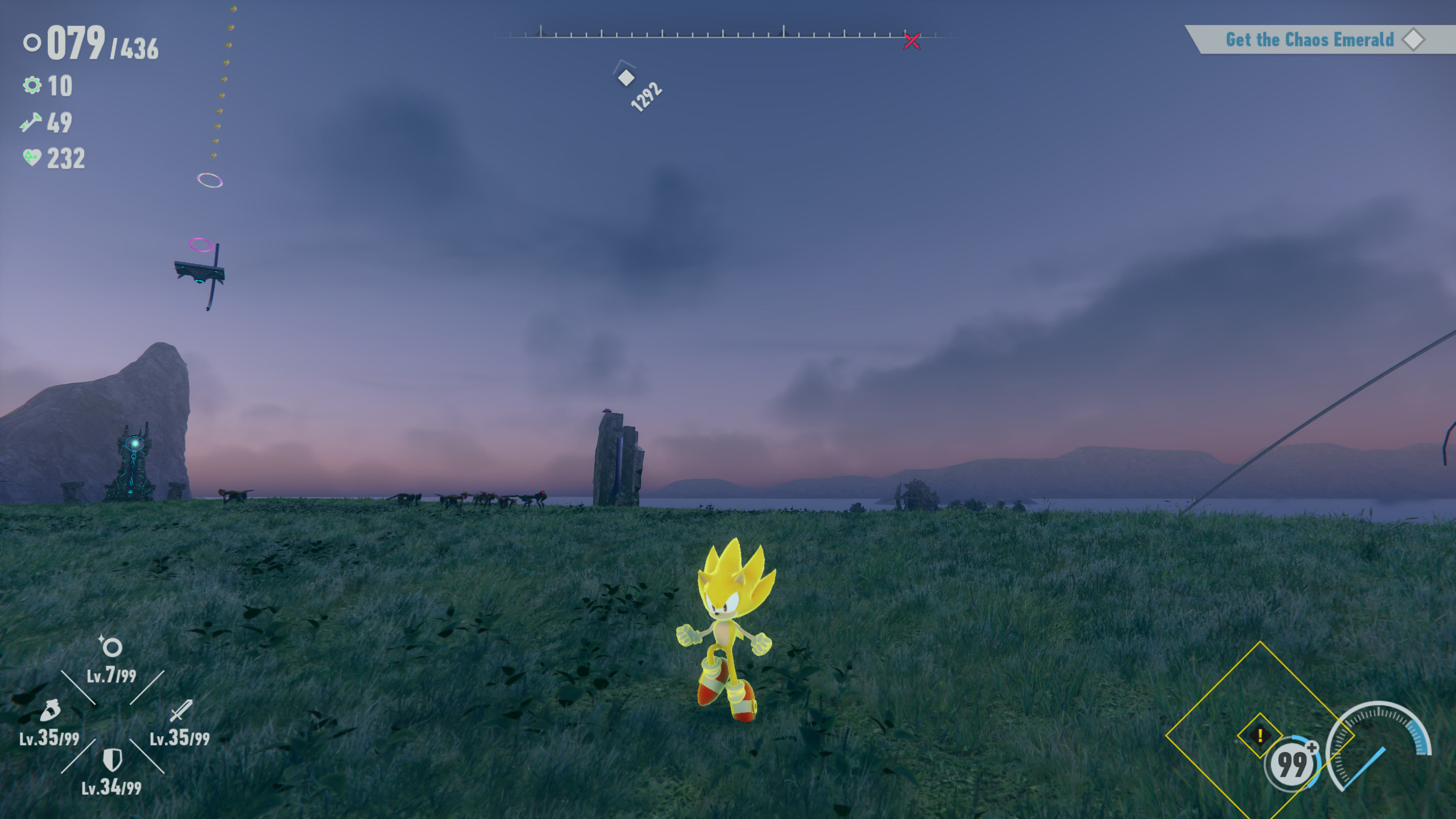 Super/Hyper Sonic Faithful (flying+custom physics) [Sonic Frontiers] [Mods]