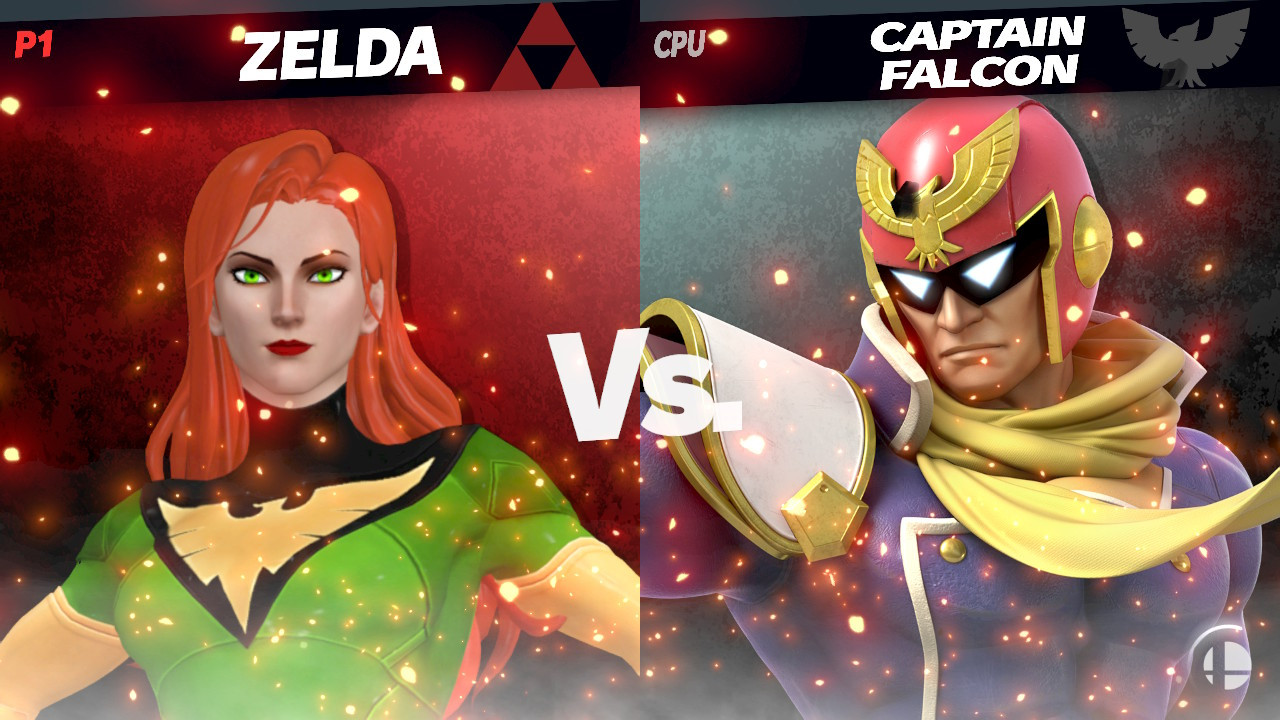 Jean Grey (MUA3) over Zelda Mod for Super Smash Bros. Ultimate | SSBU Mods