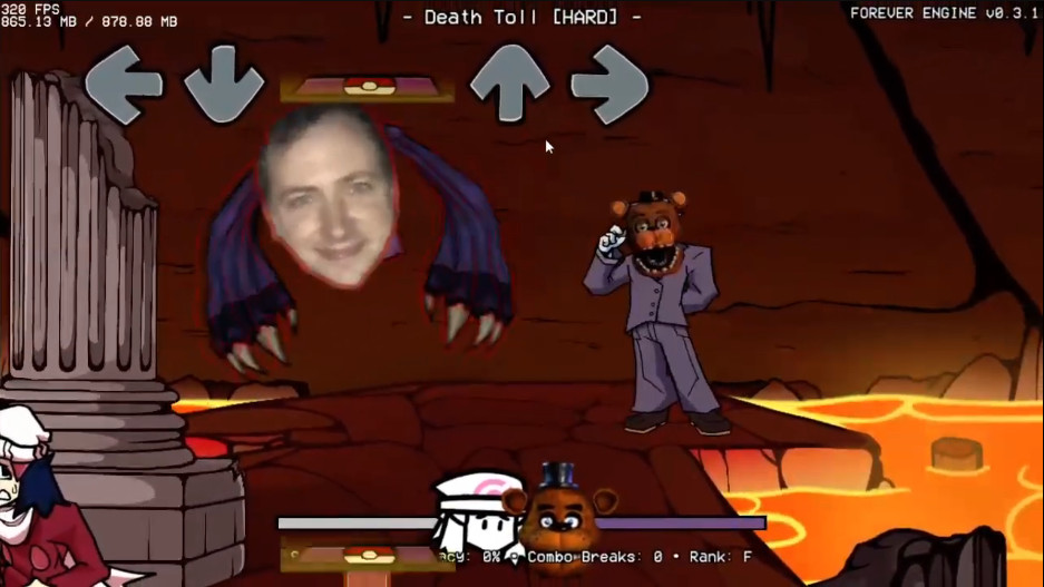 Death Toll But FNAF Mod for Friday Night Funkin' | FNF Mods