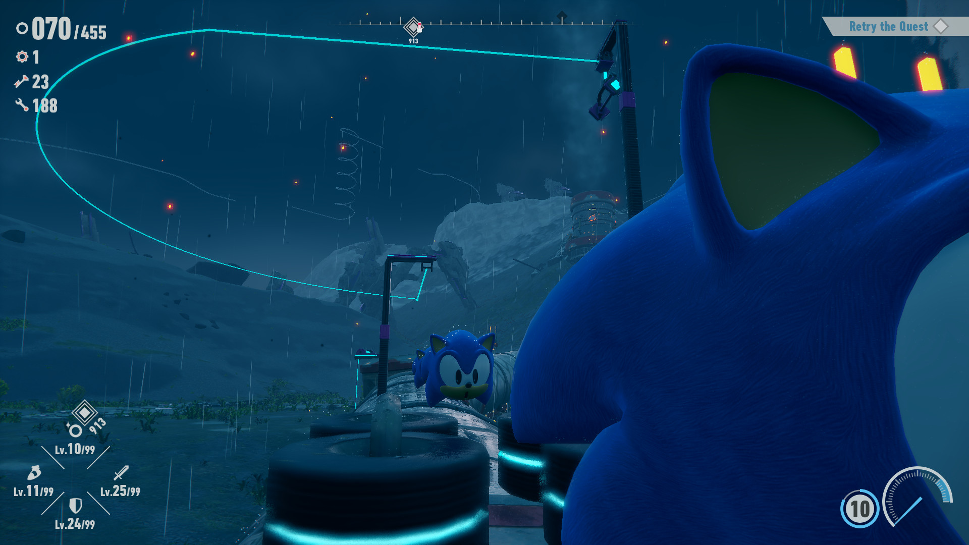 Classic Sonic's Head over Rings Mod for Sonic Frontiers | Frontiers Mods