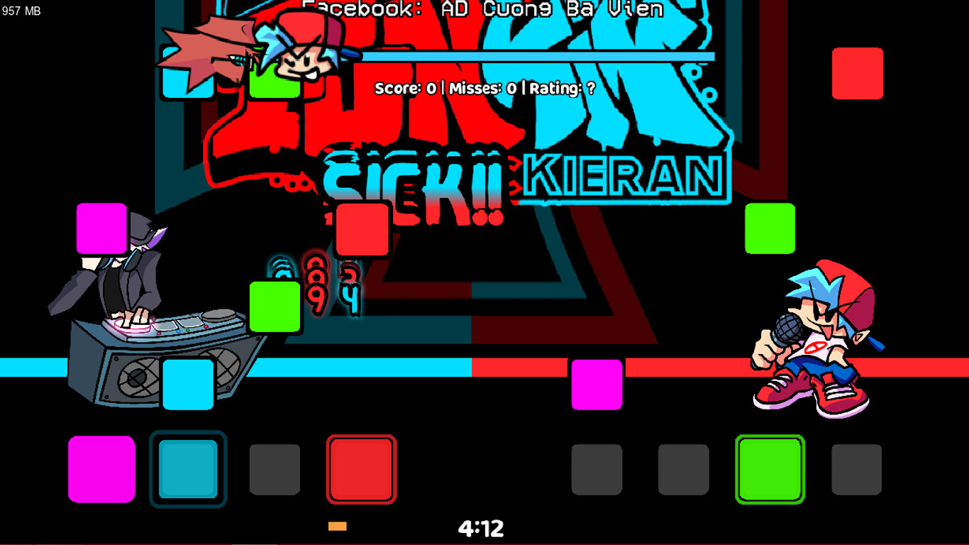 Square NOTE assets Mod for Friday Night Funkin' | FNF Mods