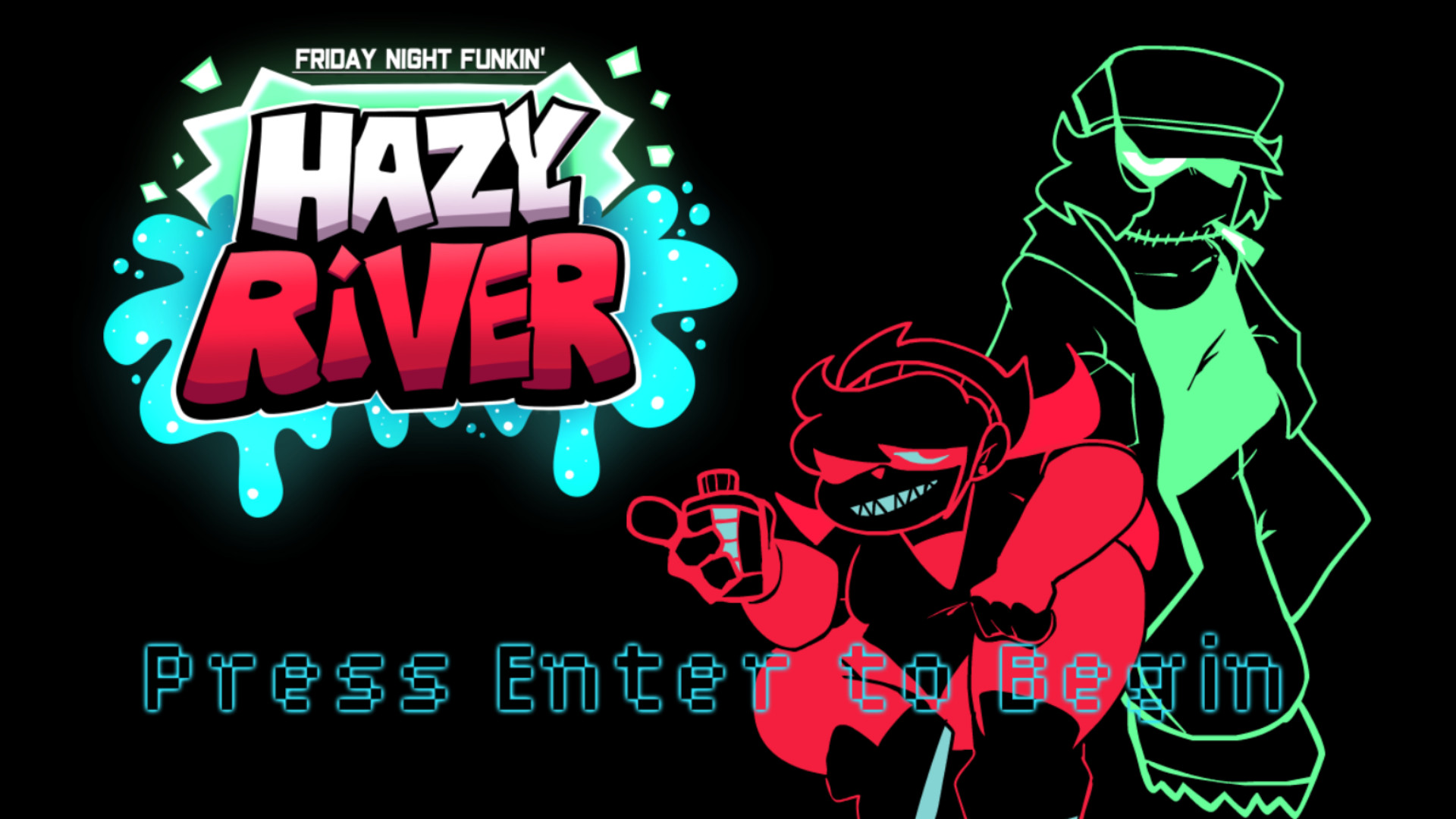 Hazy River But Garcello And BF Is In Heaven [Friday Night Funkin'] [Mods]