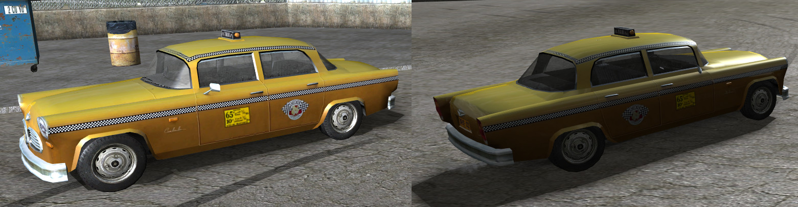 Real NYC Taxi's Mini-Pack Mod for Driver: Parallel Lines | DPL Mods