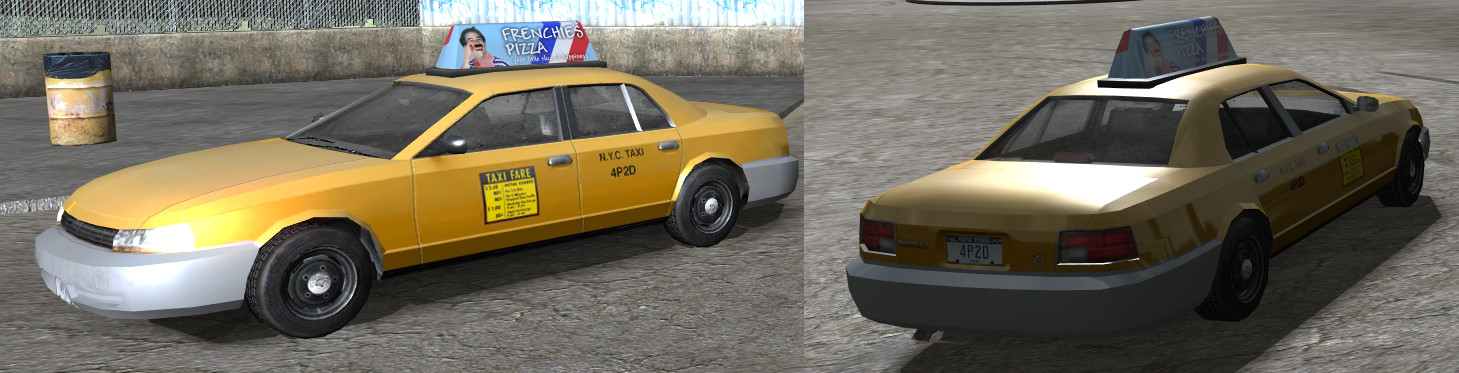 Real NYC Taxi's Mini-Pack [Driver: Parallel Lines] [Mods]