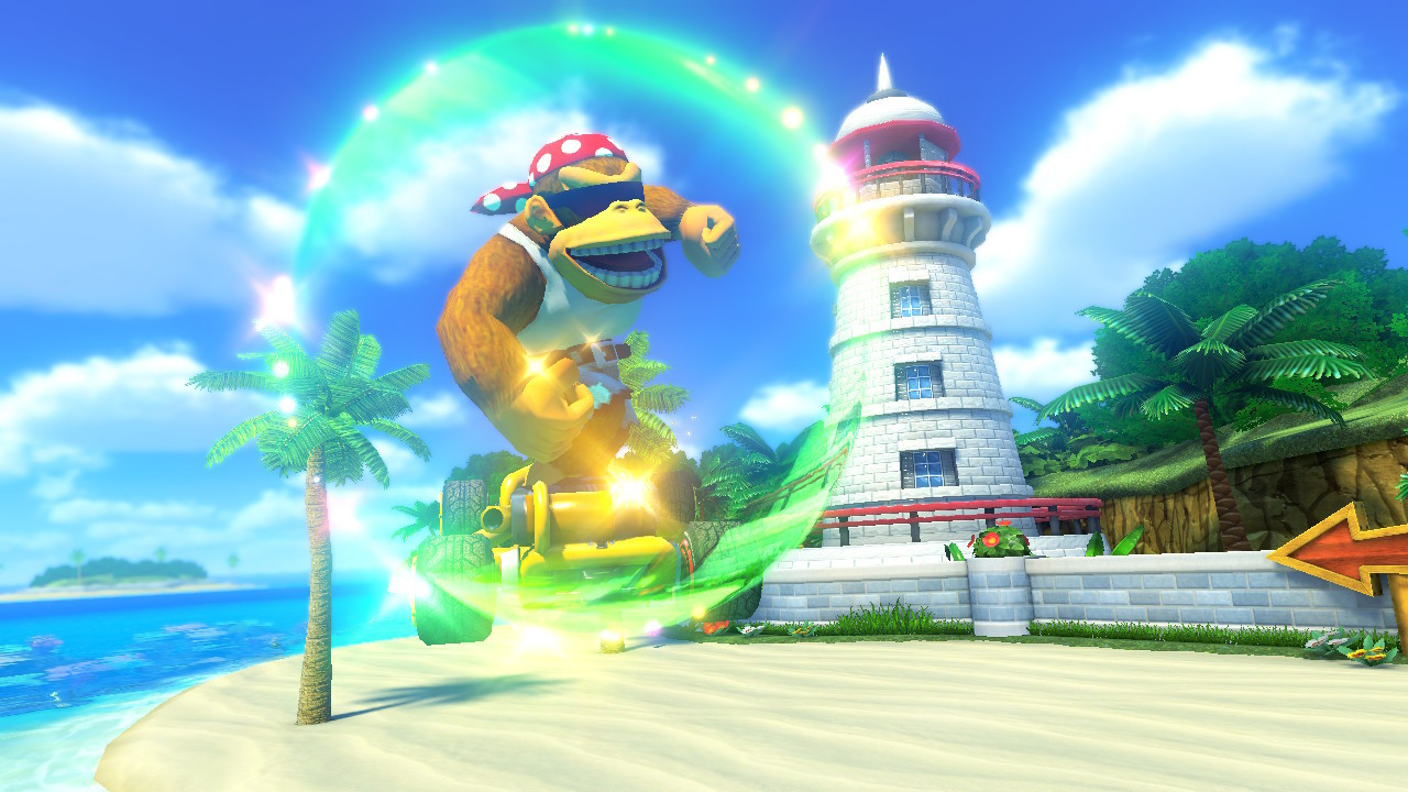 Funky Kong over Link (Breath of the Wild) Mod for Mario Kart 8 Deluxe ...