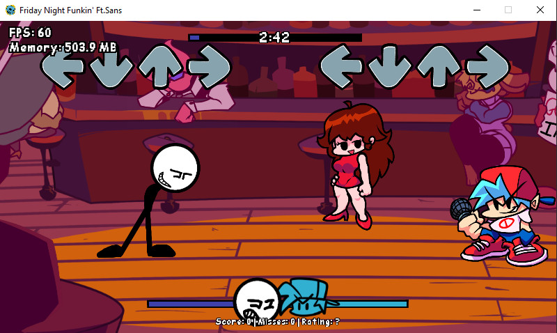 FNF Ft. Sans Re-Sprite Mod for Friday Night Funkin' | FNF Mods