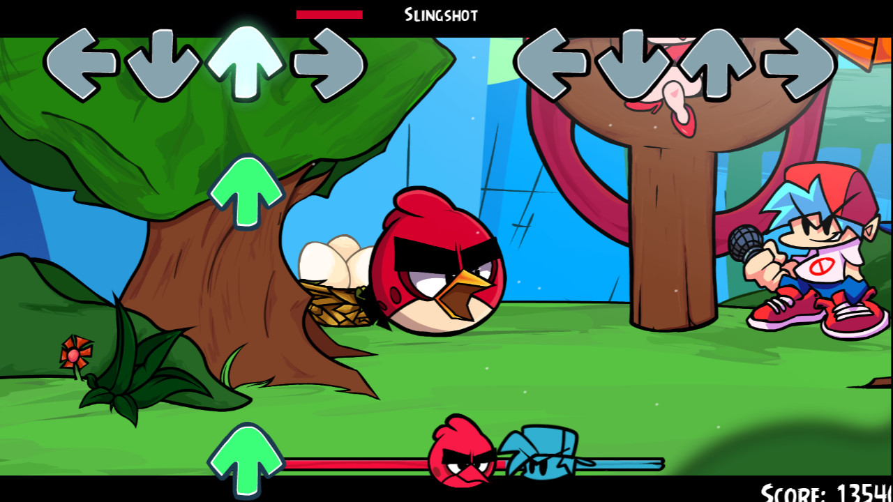 Vs. Red Bird (cancelled build) Mod for Friday Night Funkin' | FNF Mods