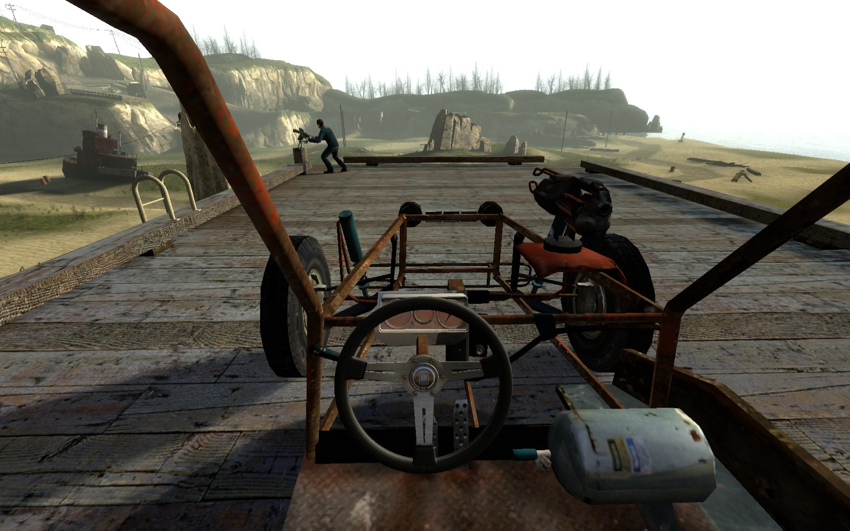 Buggy with Nardi Steering Wheel [Half-Life 2] [Mods]