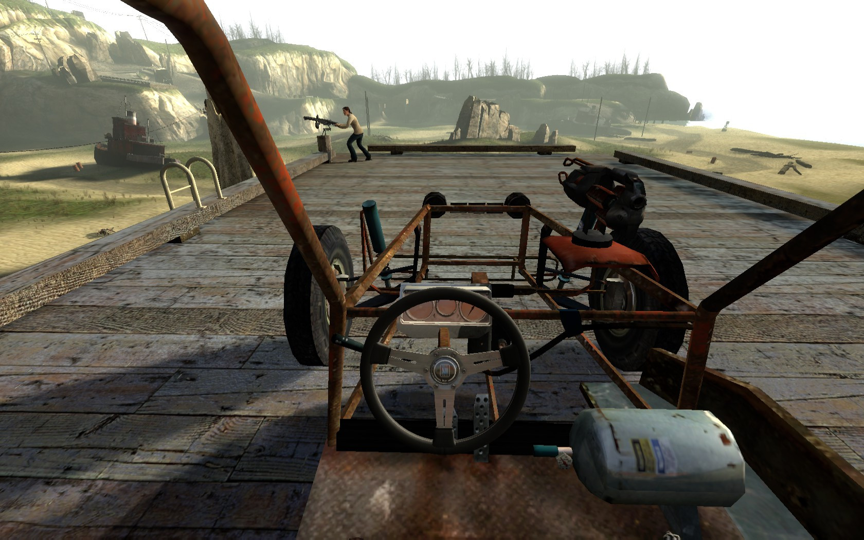 Buggy with Nardi Steering Wheel [Half-Life 2] [Mods]