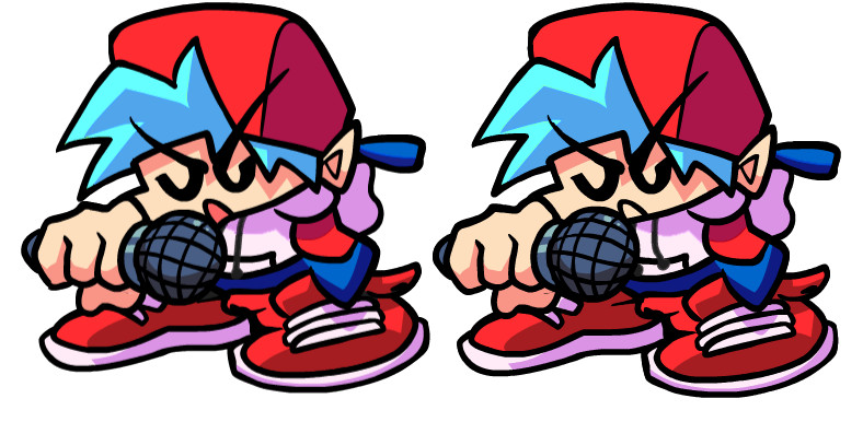 Boyfriend Neo but with Normal BF recolor Mod for Friday Night Funkin ...