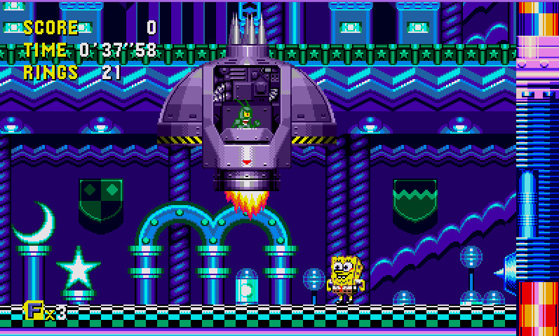 SpongeBob Future And Past Aka SpongeBob CD Mod for Sonic CD (2011 ...