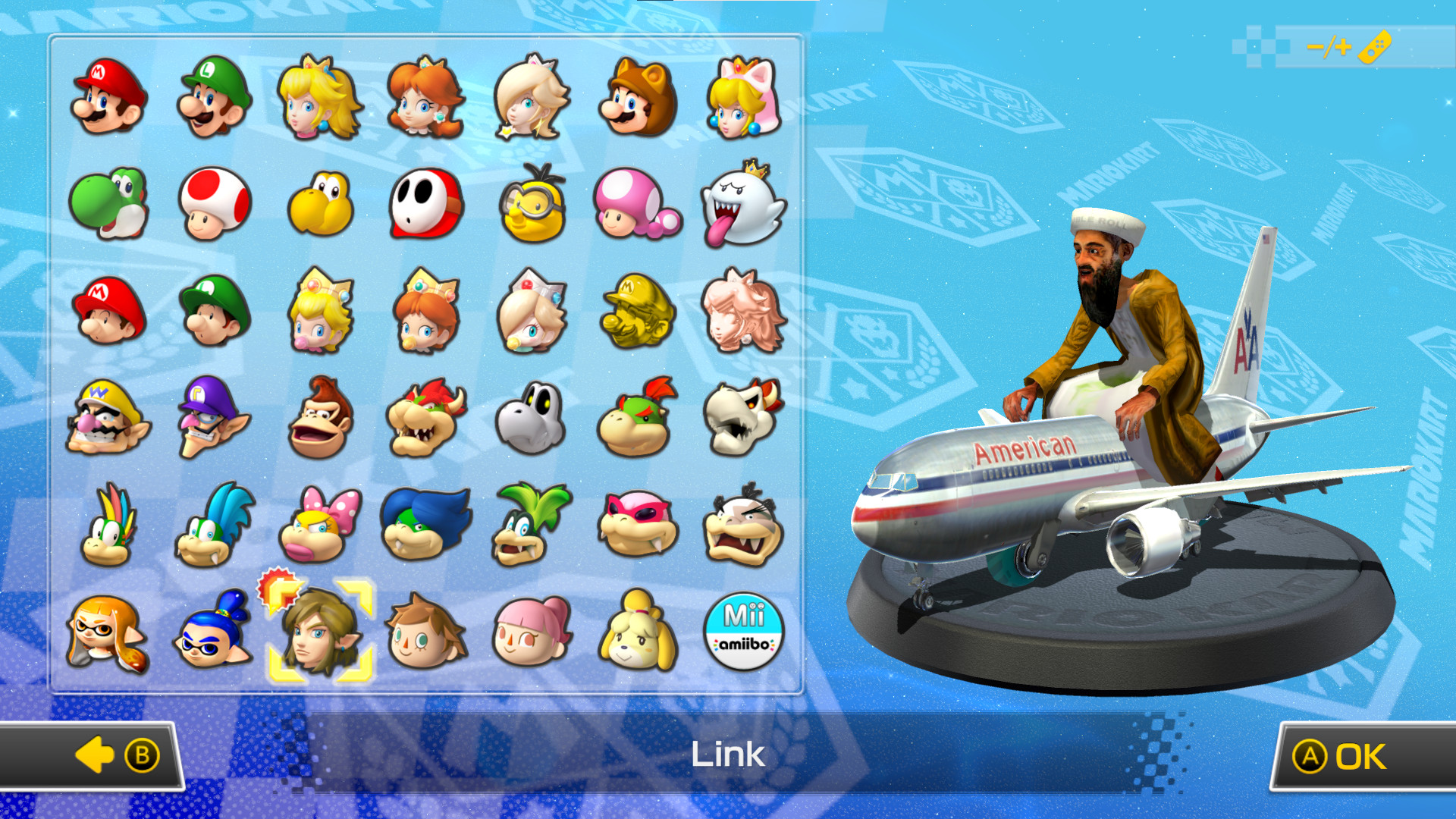 Boeing 767-200 American Airlines Mod for Mario Kart 8 Deluxe | MK8D Mods