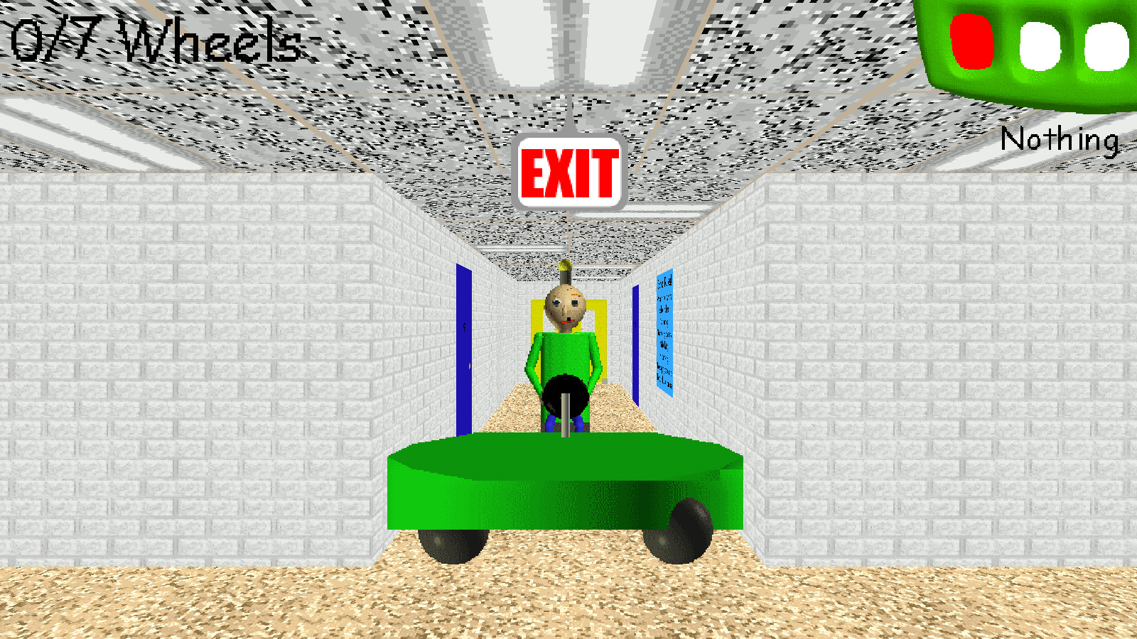 Baldi's In A Go-kart Mod for Baldi's Basics | Baldi Mods