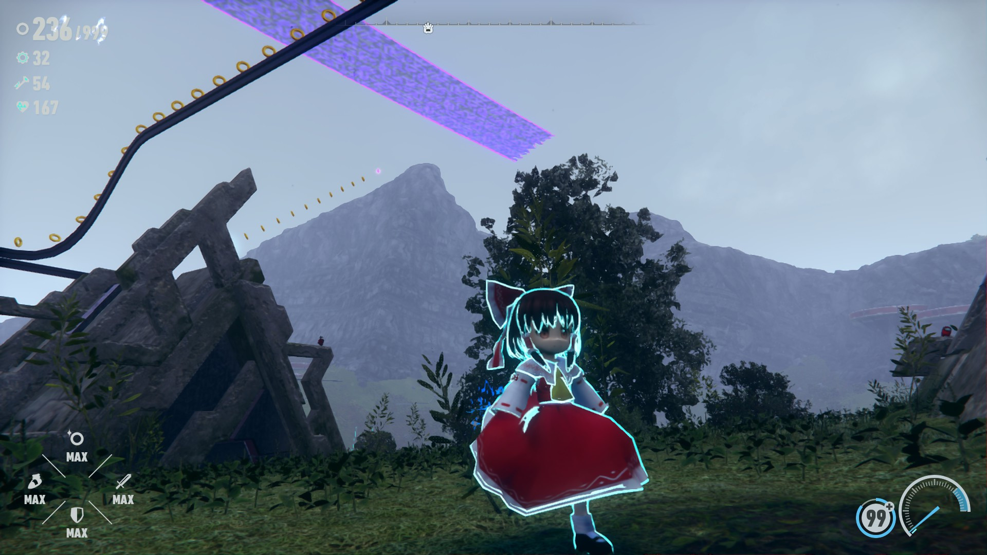 Reimu Hakurei (Gensou Skydrift Model) Mod for Sonic Frontiers ...