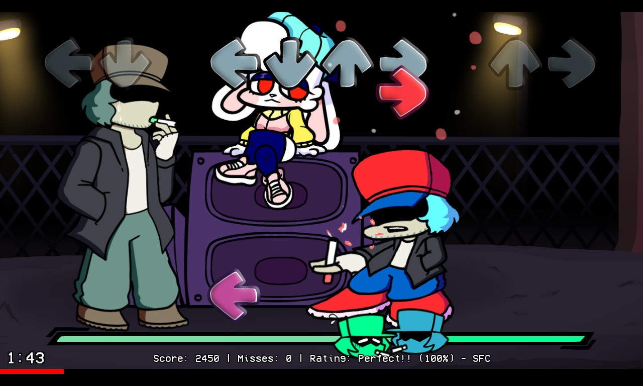 Funsized Garcello but with boyfriend colors [Friday Night Funkin'] [Mods]