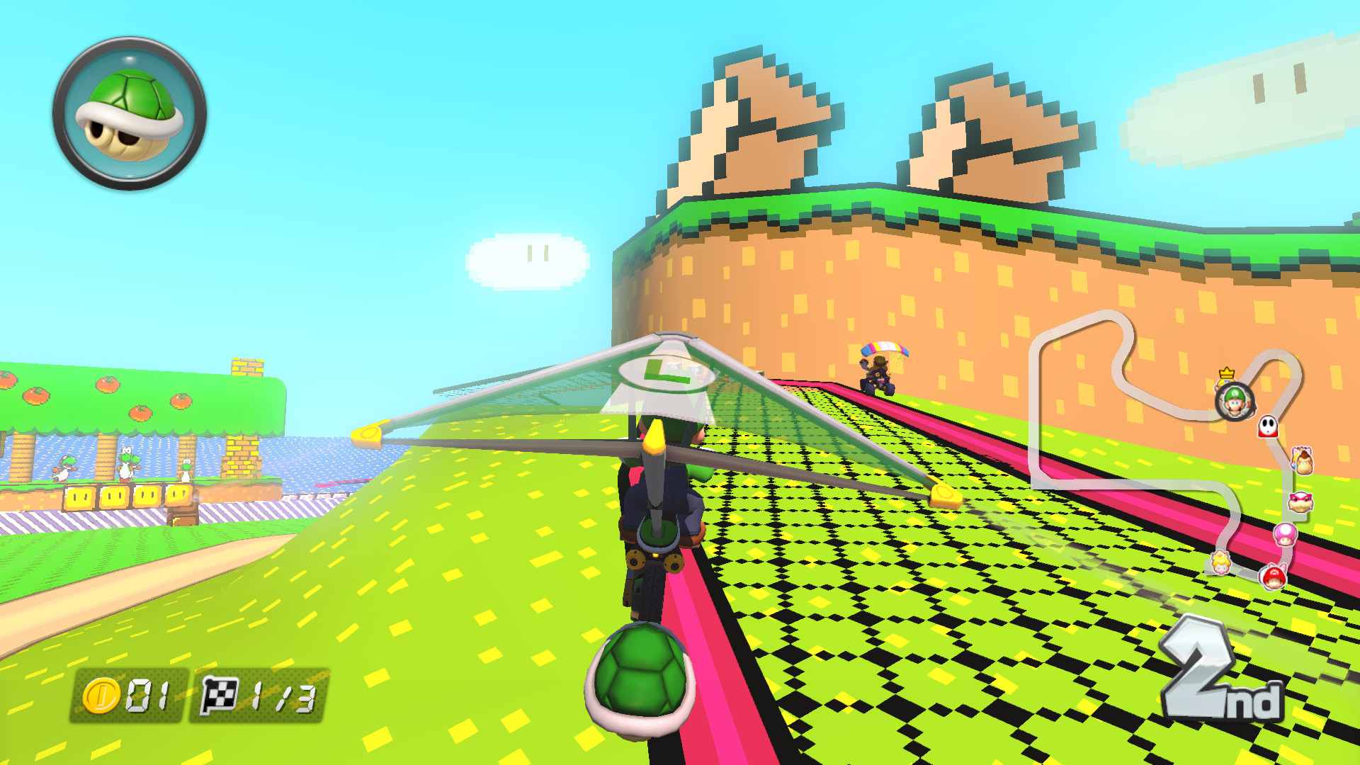 Super Mario World Raceway Mod for Mario Kart 8 | MK8 Mods