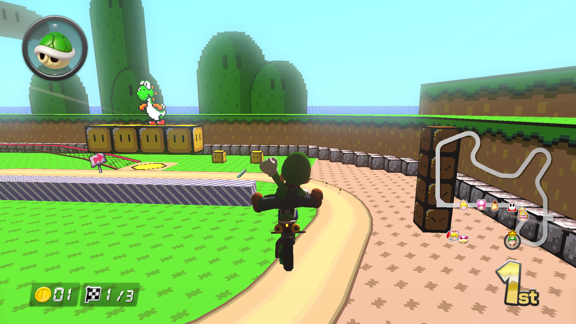Super Mario World Raceway Mod for Mario Kart 8 | MK8 Mods