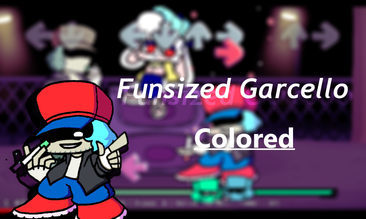 Funsized Garcello but with boyfriend colors [Friday Night Funkin'] [Mods]