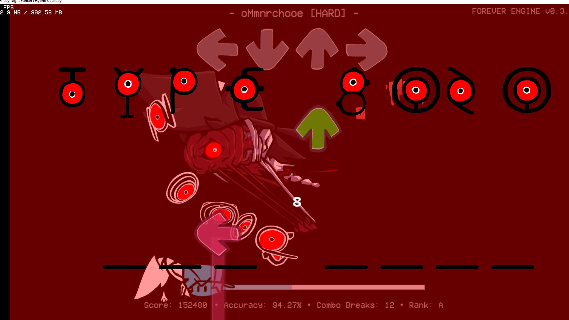 MONOCHROME BUT WITH FUNNY WORDS Mod for Friday Night Funkin' | FNF Mods