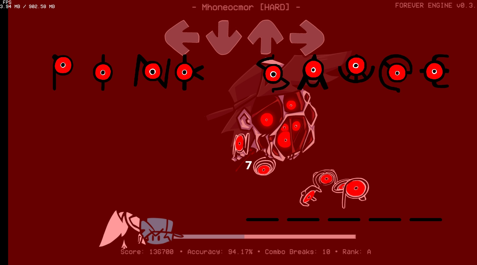 MONOCHROME BUT WITH FUNNY WORDS [Friday Night Funkin'] [Mods]