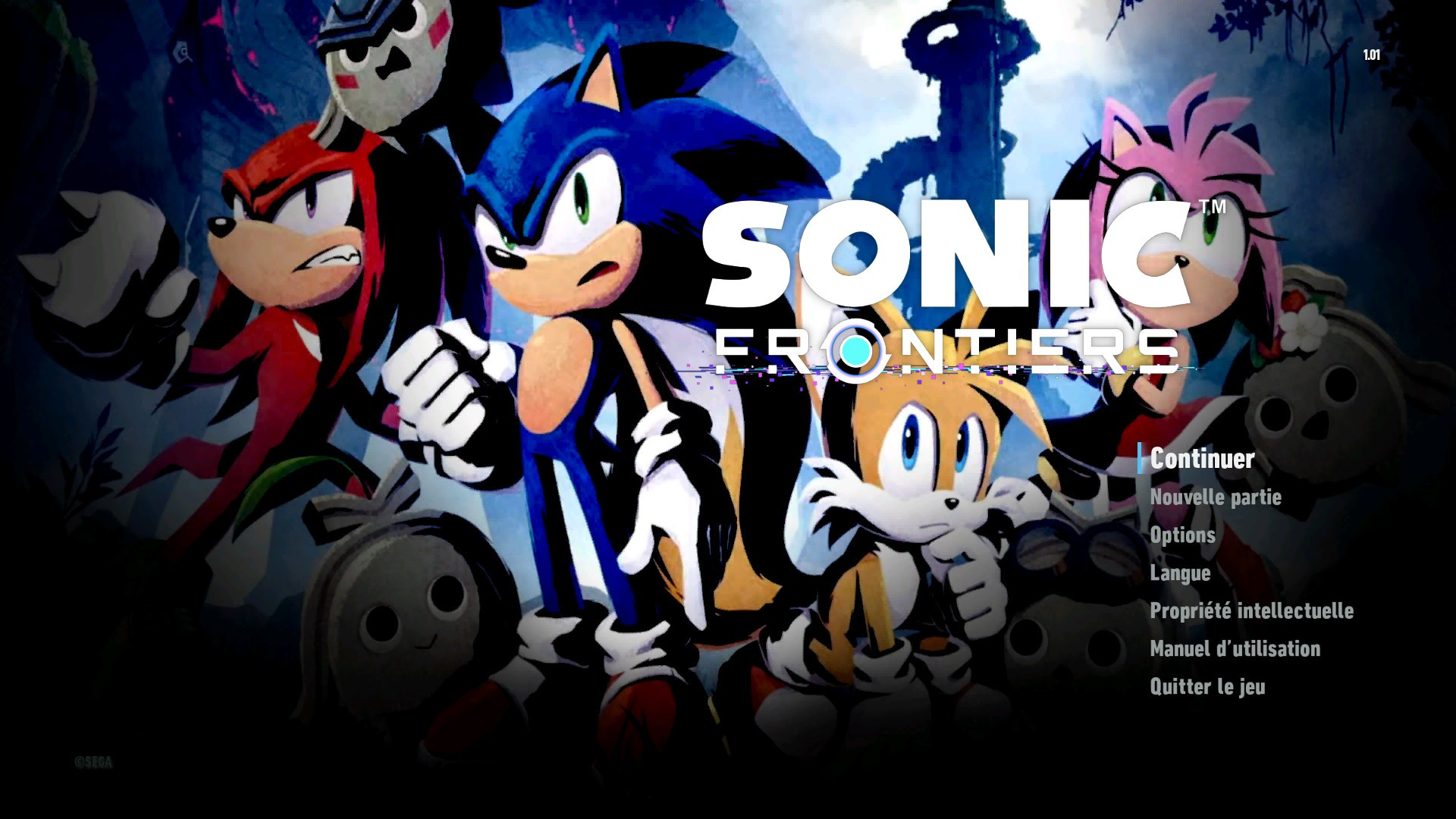 Title Screen Menu Art [Sonic Frontiers] [Mods]