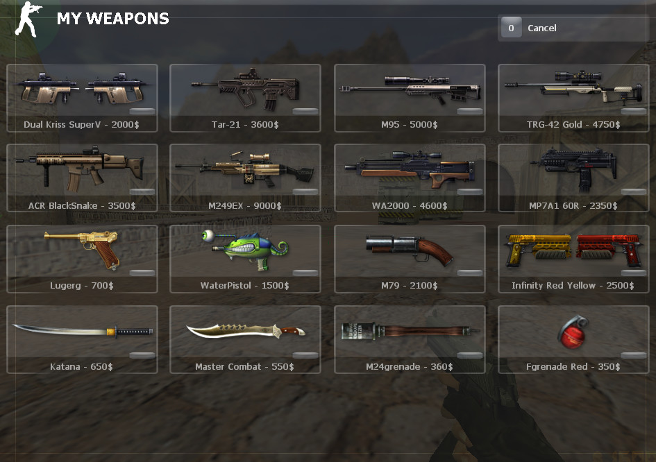 All Weapons For CSX V.6 Mod for Counter-Strike: Online | CS:O Mods