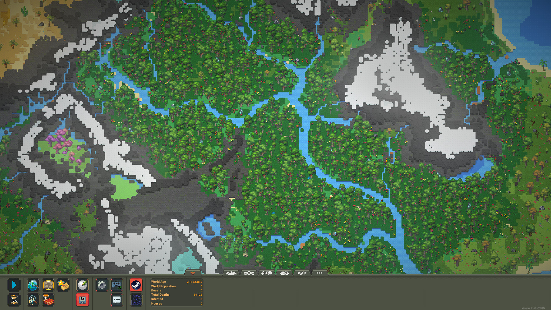 Continent with rivers Mod for WorldBox | WorldBox Mods