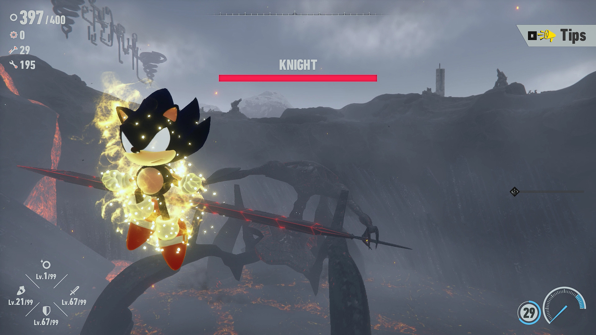 Classic Dark Sonic in Boss fights! Mod for Sonic Frontiers | Frontiers Mods