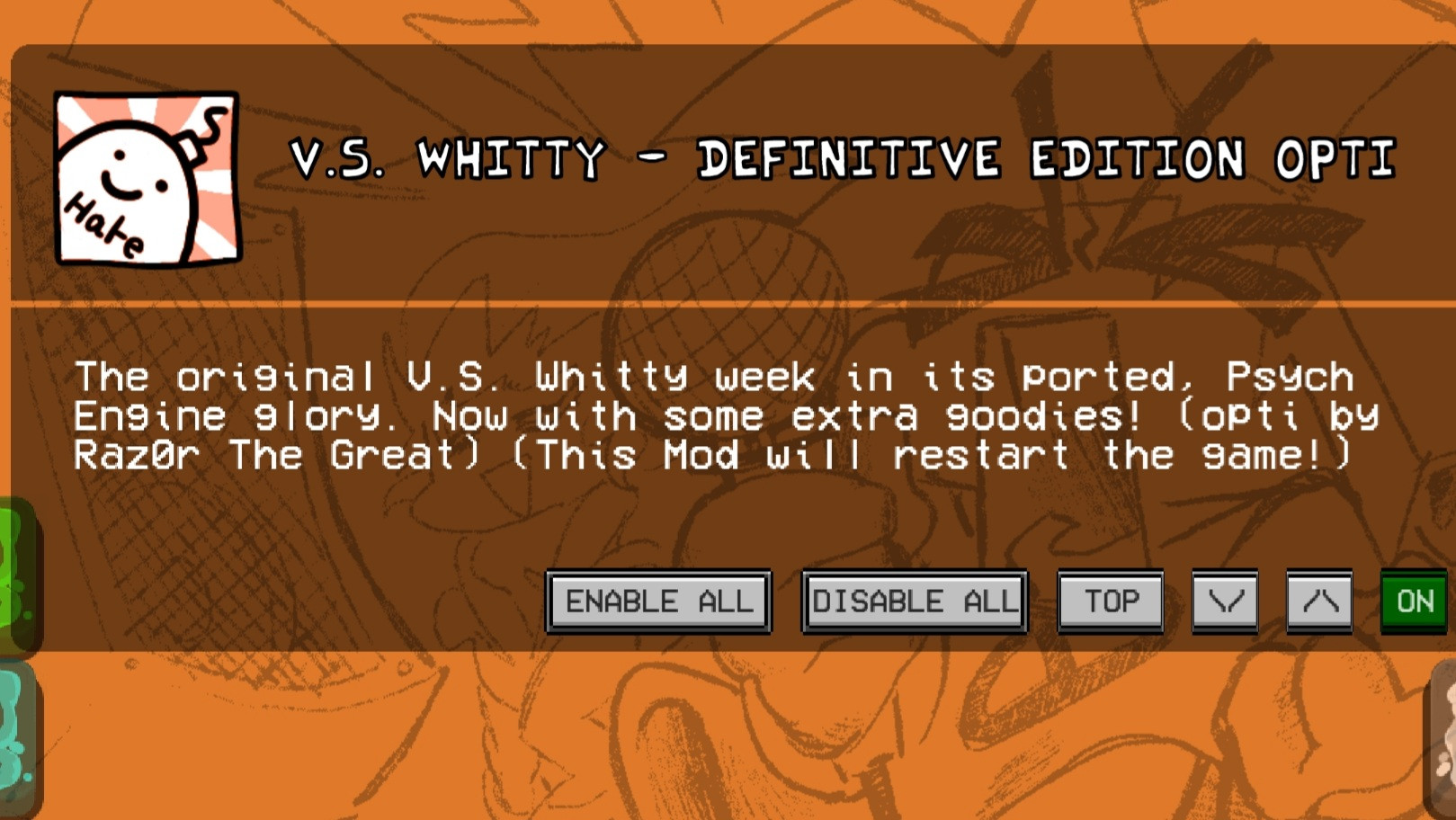 V.S. Whitty DE Optimized [SILVAGUNNER + UPDIKE] Mod for Friday Night ...