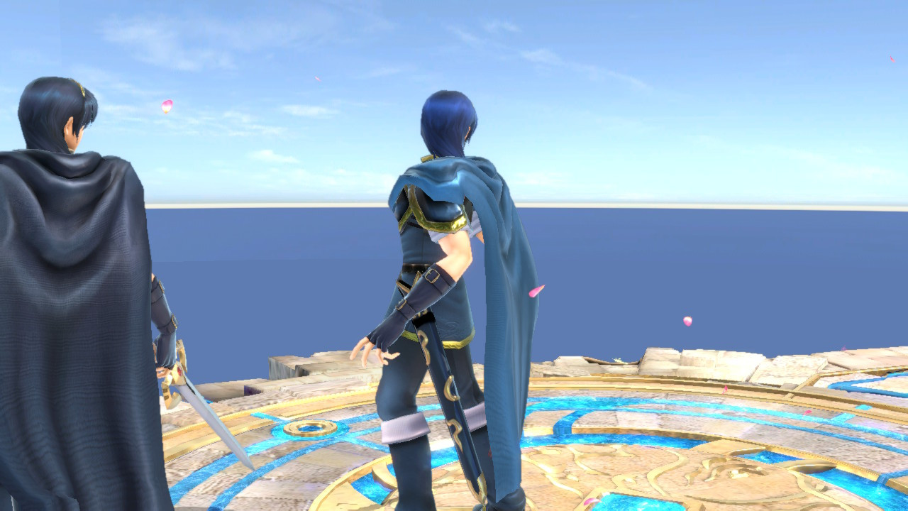 Brawl Marth Recolors - White, Red, Light Blue Alts Mod for Super Smash ...