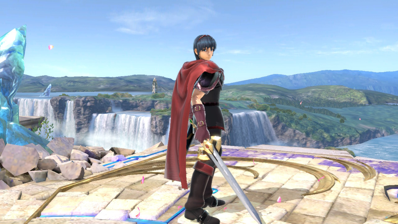 Brawl Marth Recolors - White, Red, Light Blue Alts Mod for Super Smash ...