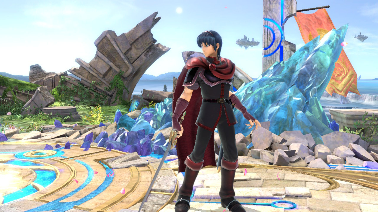 Brawl Marth Recolors - White, Red, Light Blue Alts Mod for Super Smash ...