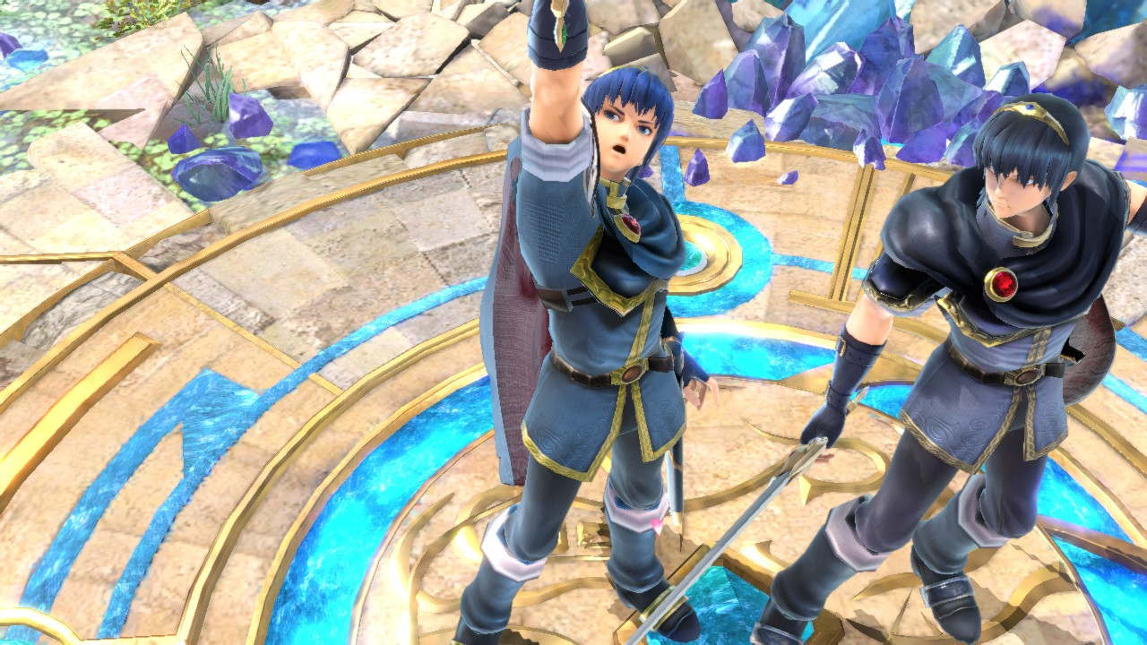 Brawl Marth Recolors - White, Red, Light Blue Alts Mod for Super Smash ...