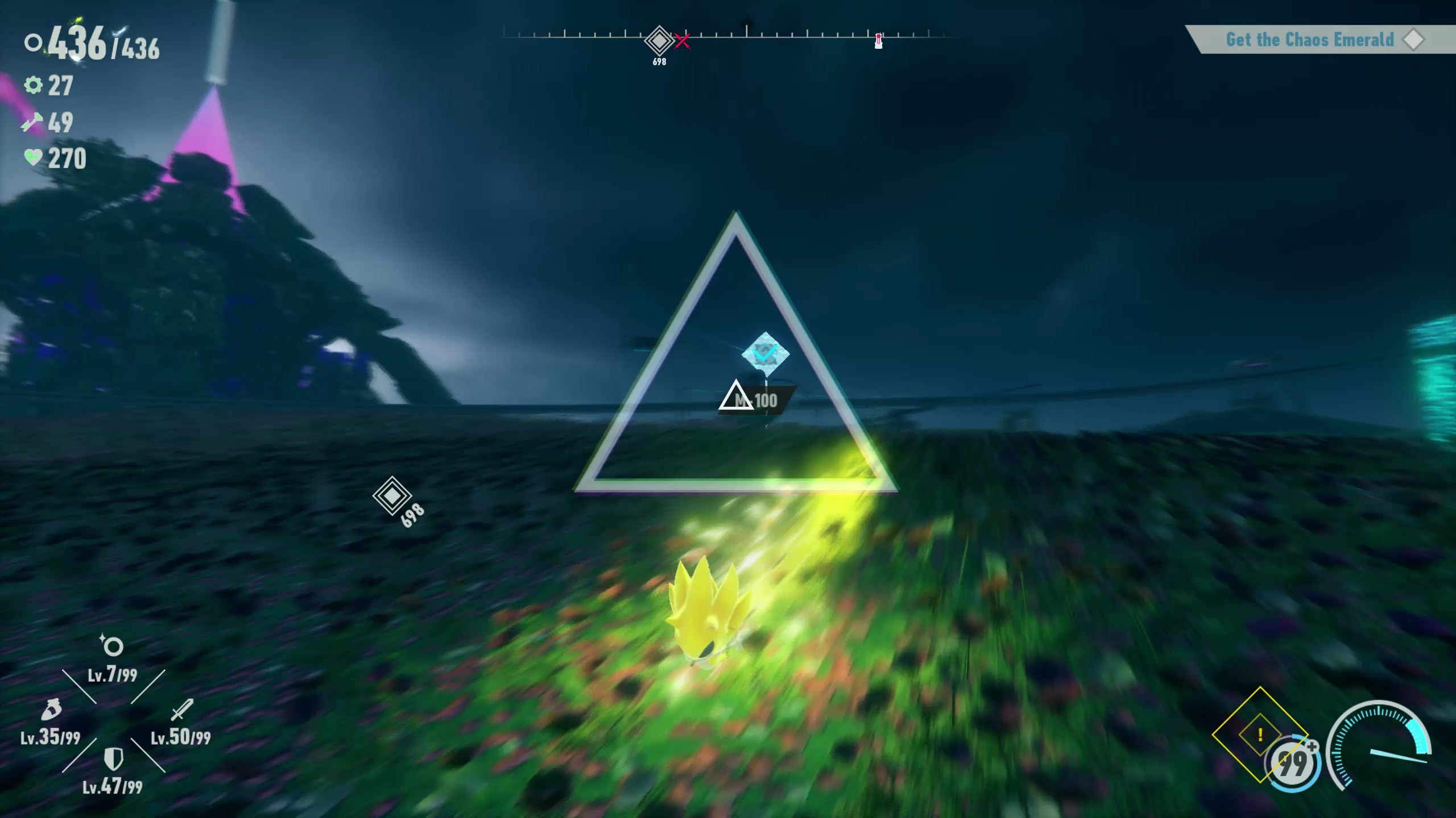 Super/Hyper Sonic Faithful (flying+custom physics) [Sonic Frontiers] [Mods]