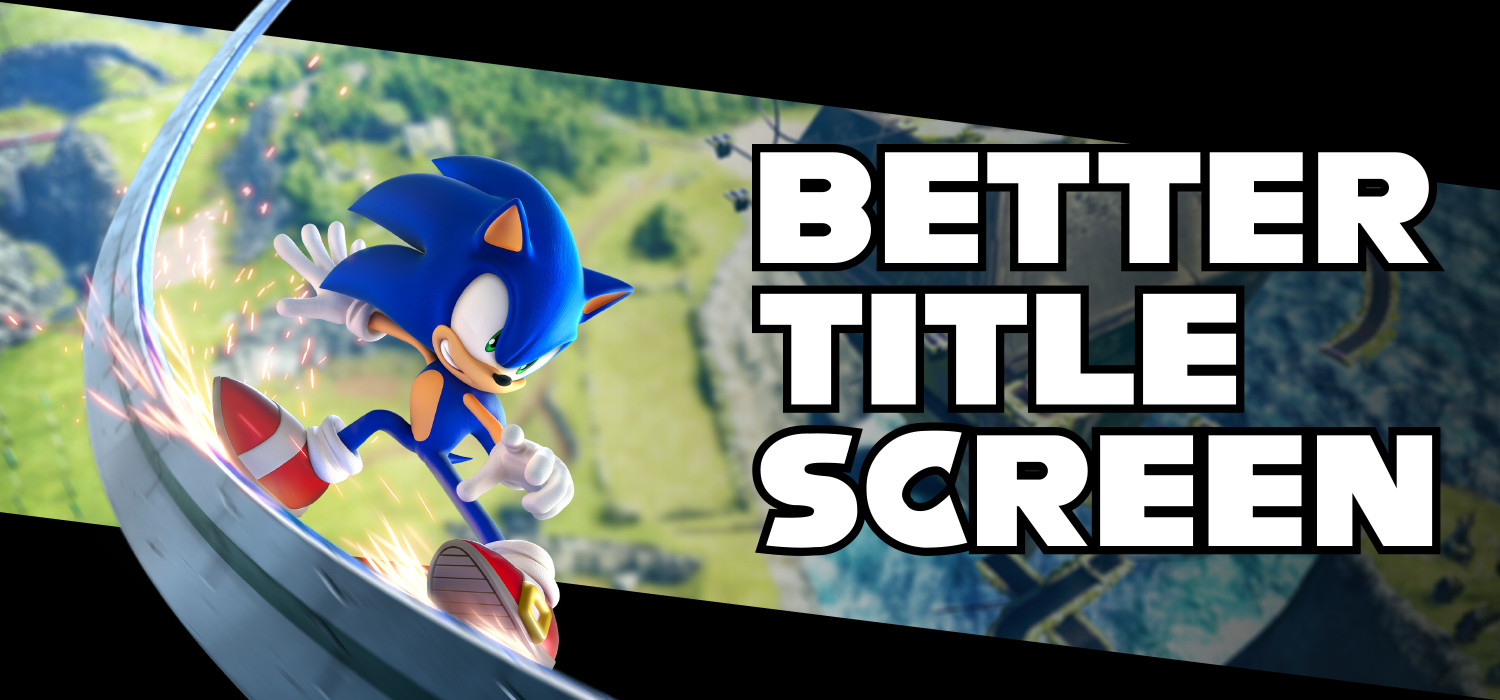 Better Title Screen Mod for Sonic Frontiers | Frontiers Mods