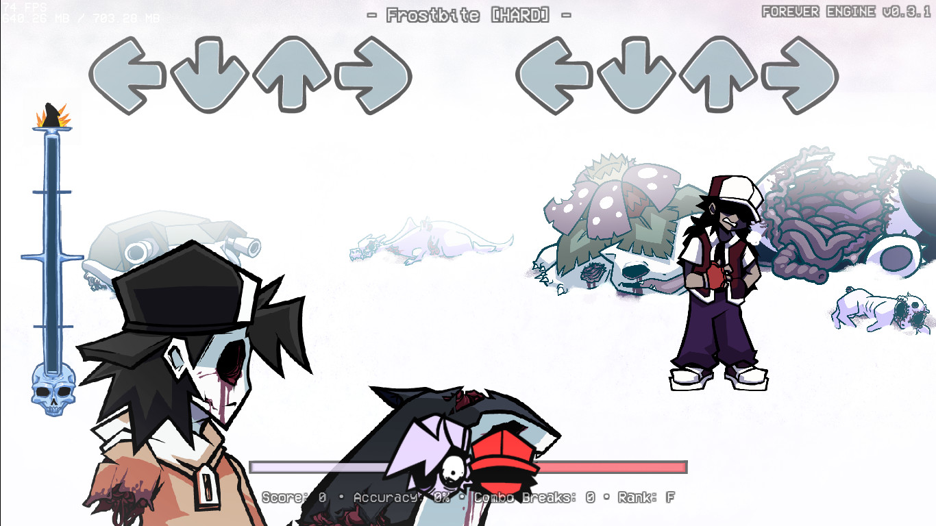 Steven over Frostbite Red! Mod for Friday Night Funkin' | FNF Mods