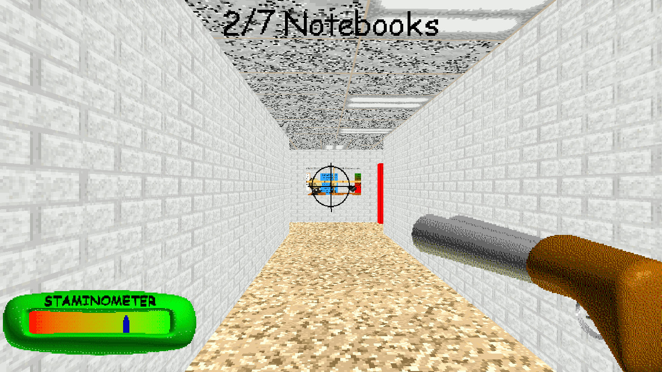 Baldi's Basics But You Have A Gun Mod for Baldi's Basics | Baldi Mods