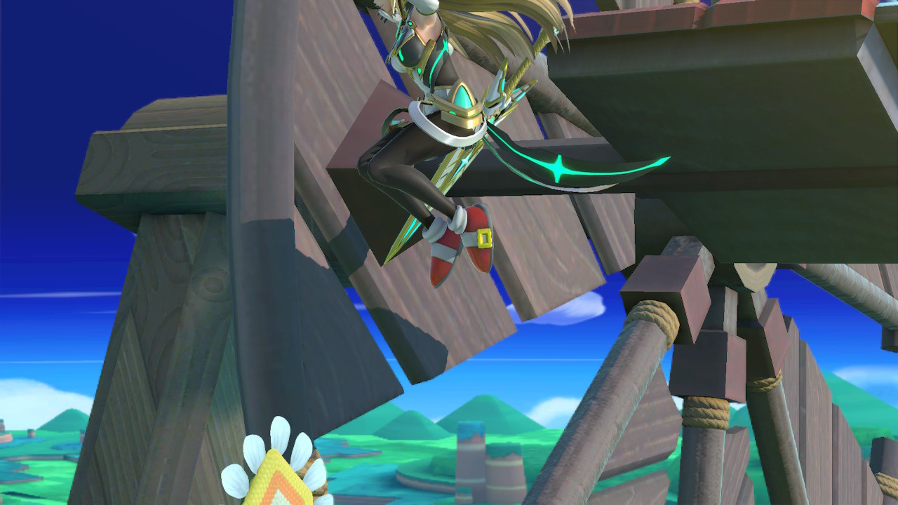 Pyra and Mythra With Sonic & Knuckles Shoes Mod for Super Smash Bros ...
