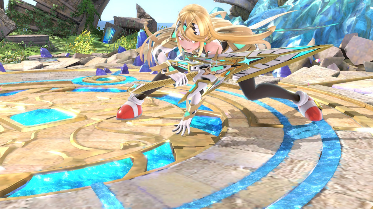 Pyra and Mythra With Sonic & Knuckles Shoes Mod for Super Smash Bros ...