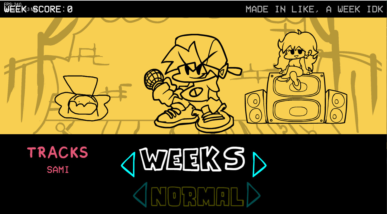 Vs. Sami (made in like 5 days) Mod for Friday Night Funkin' | FNF Mods